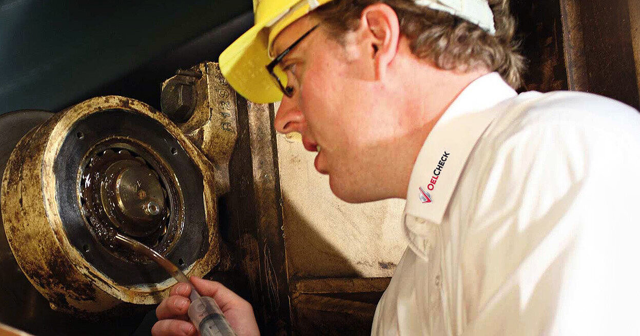 Taking grease samples